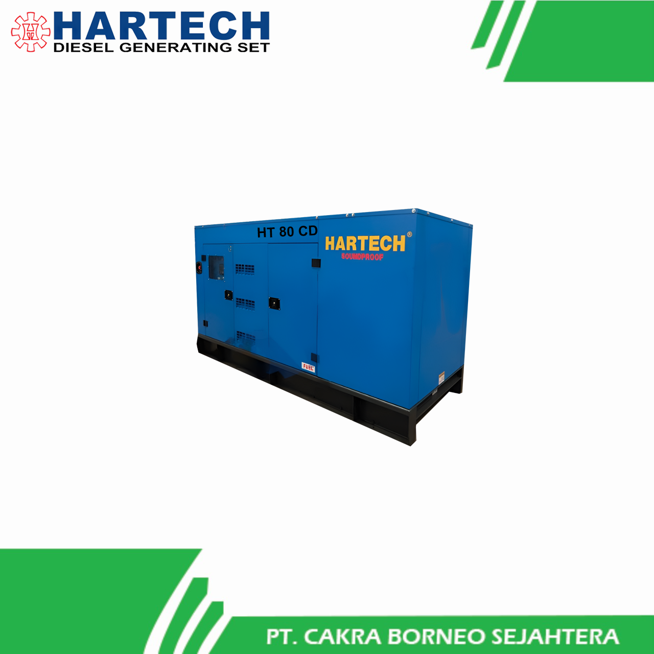 Generator Silent HT 80 CD HARTECH HTG 224G - Termasuk Pemasangan | PT ...